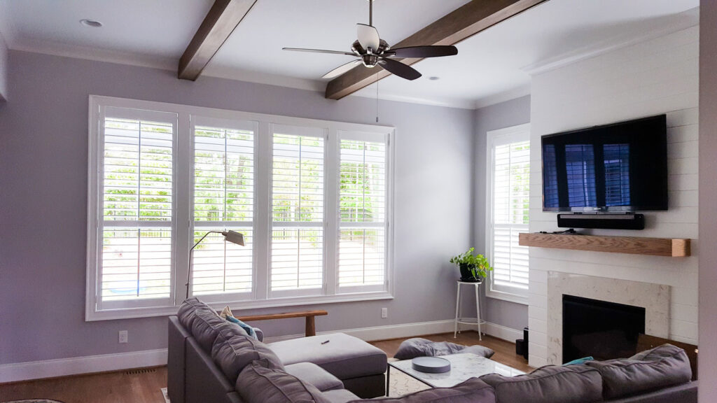 Arched Window Louvers Raleigh - Southern Accent Shutters